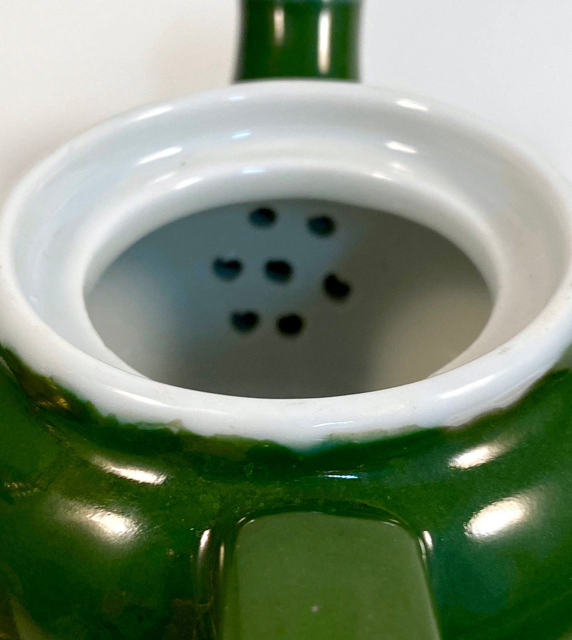 Small Vintage Tea Pot Individual Tea Pot With Built-in - Etsy