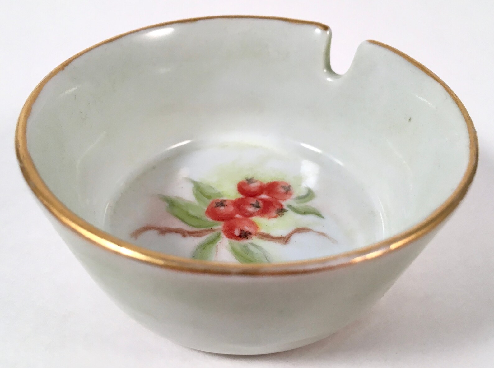 Tiny Ashtray Small Ceramic Porcelain Ashtray Branch With - Etsy