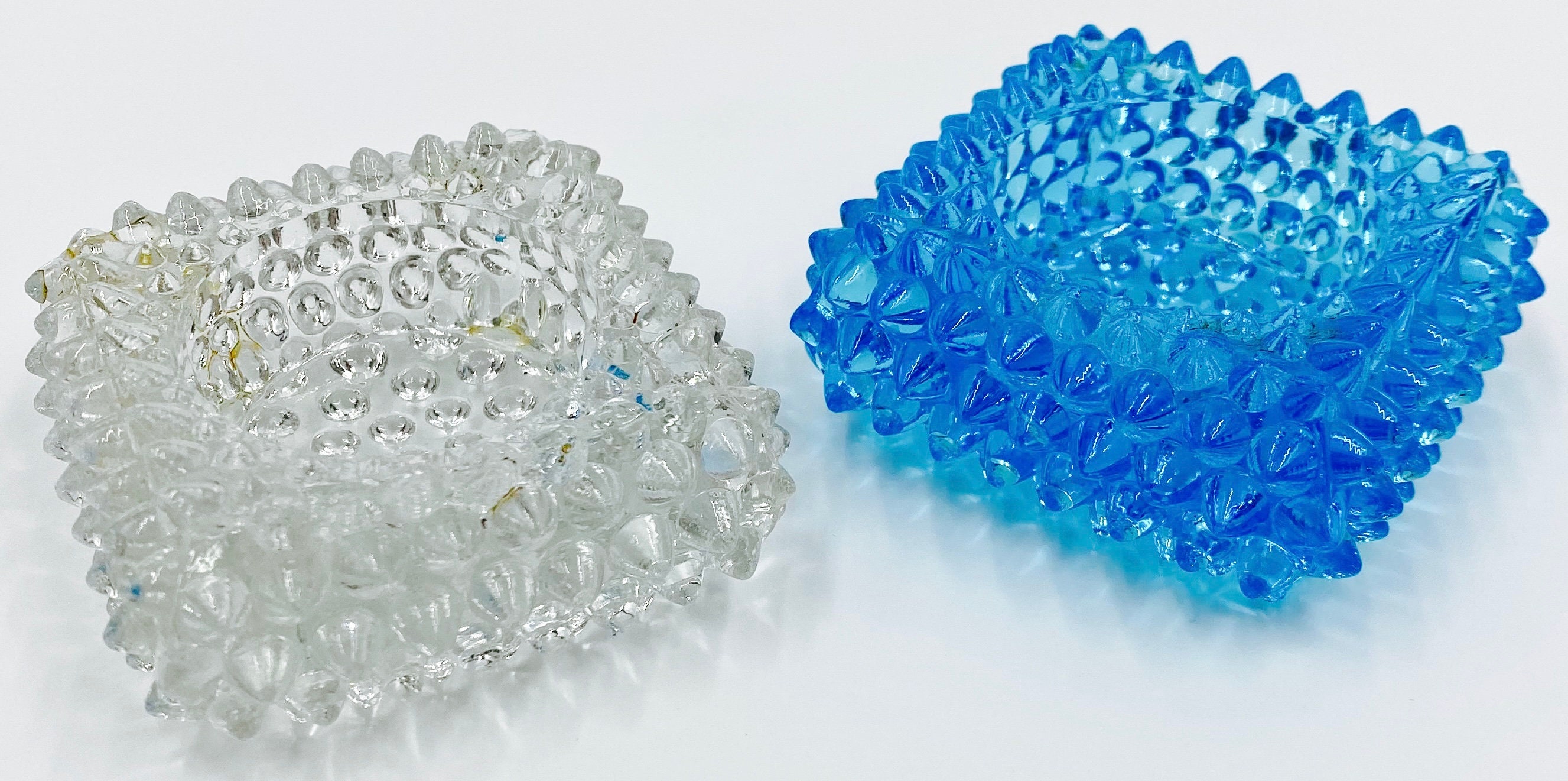 Vintage Salt Cellars Glass Salt Cellars Clear Glass - Etsy