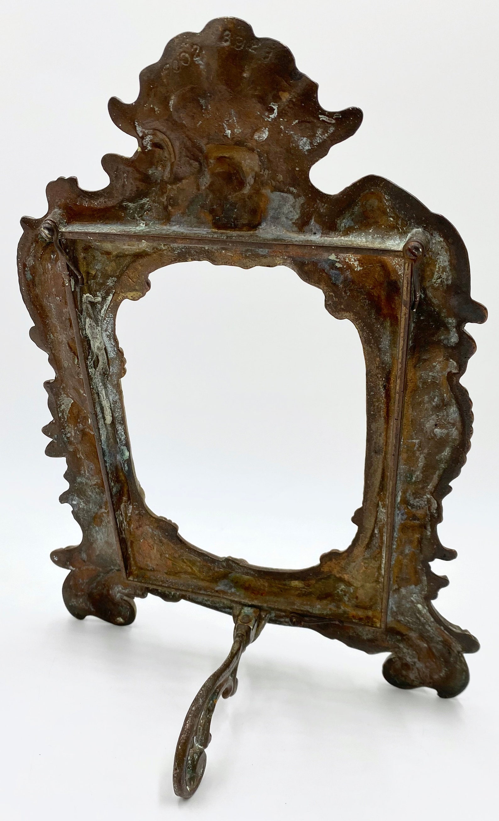 Antique Ornate Picture Frame Cast Bronze Frame Copper and - Etsy