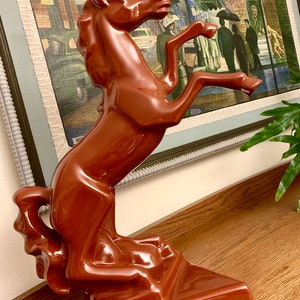 Vintage Jaru Pottery Unicorn Statue | Mid Mod California Pottery ...