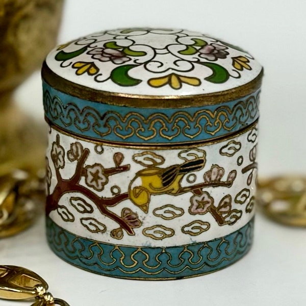 Cloisonne Box - Etsy