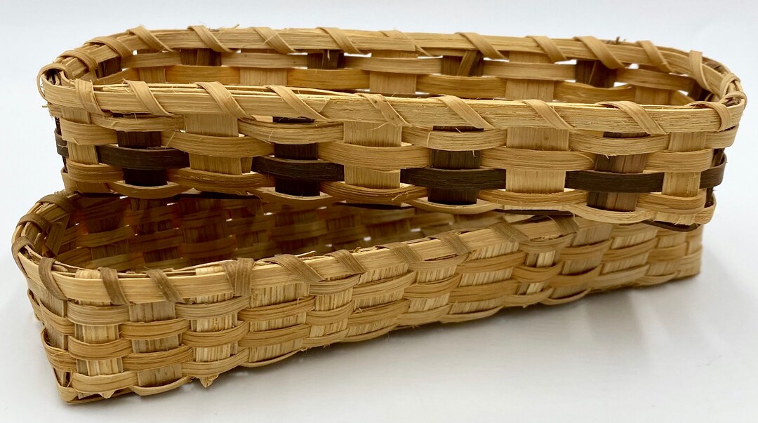 Vintage Split Oak Baskets | Collection of Small Baskets | Basket Decor ...