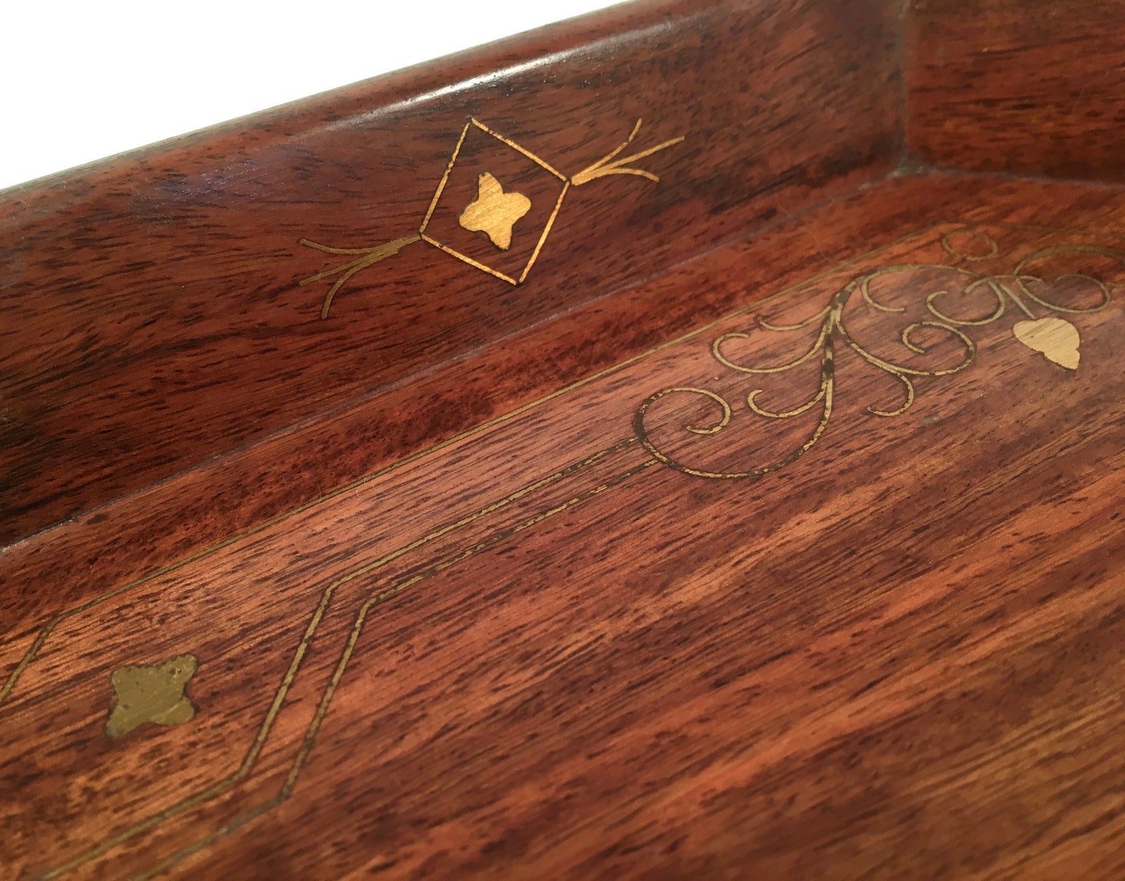 Beautiful Inlaid Wooden Tray Octagonal Wooden Tray | Etsy