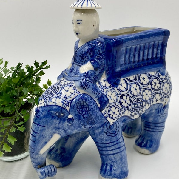Porcelain Elephant - Etsy