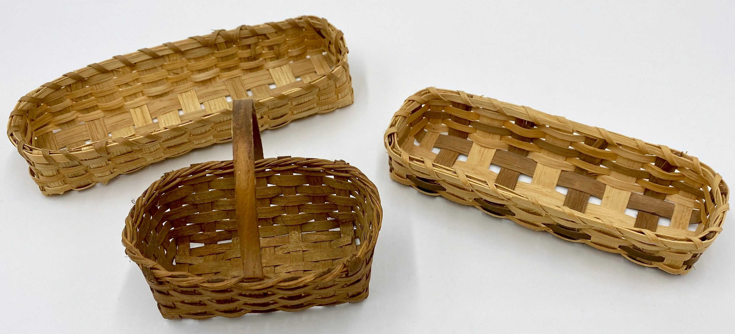 Vintage Split Oak Baskets Collection of Small Baskets - Etsy