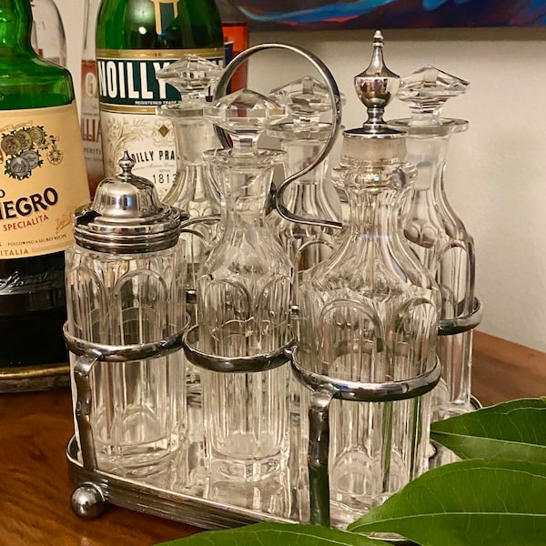 Vintage Victorian Cruet Set - Etsy