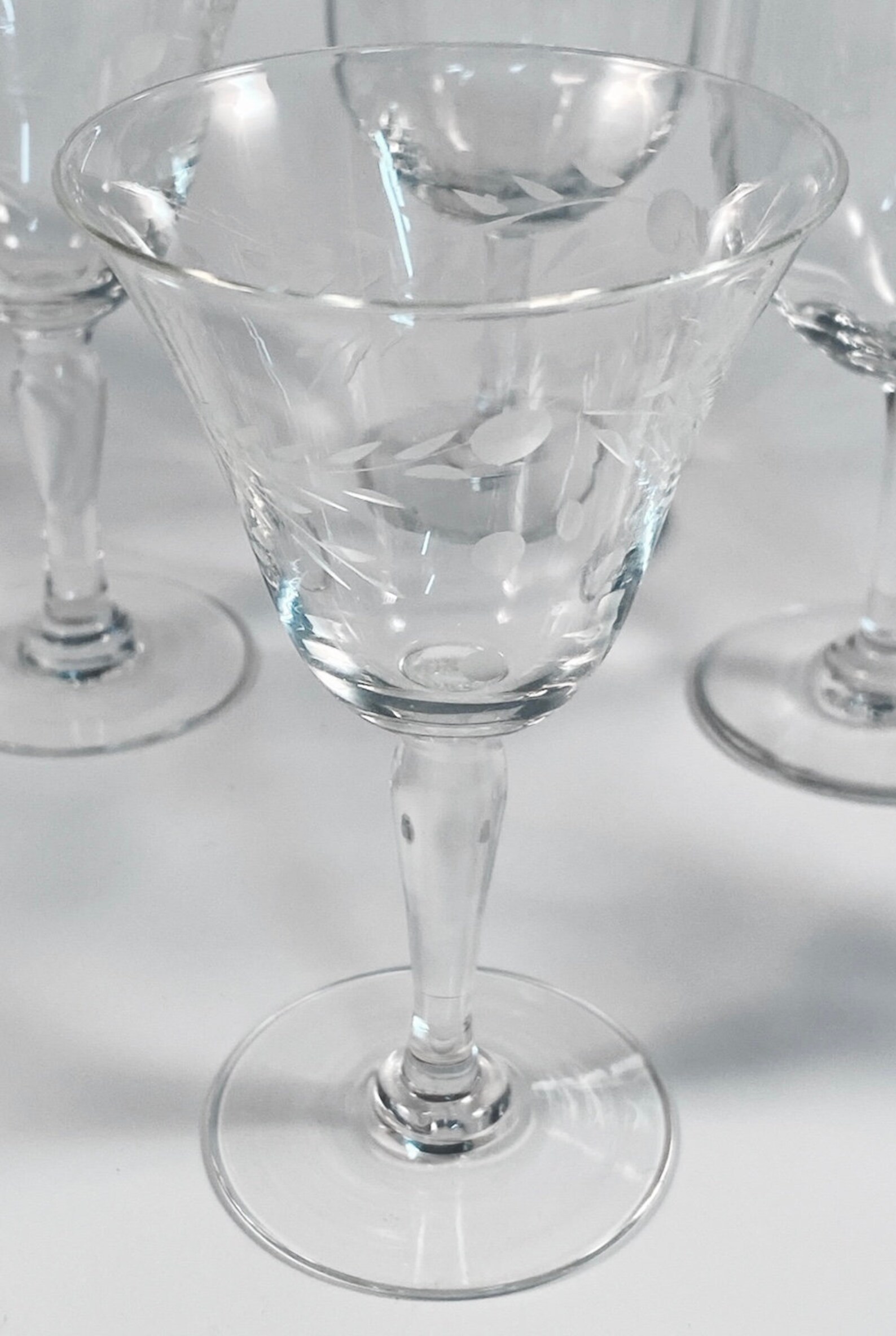 Crystal Cordial Glasses Assorted Crystal Stemware Crystal | Etsy