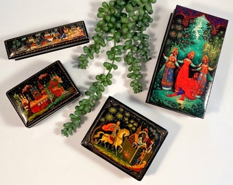 Russian Lacquer Box - Etsy