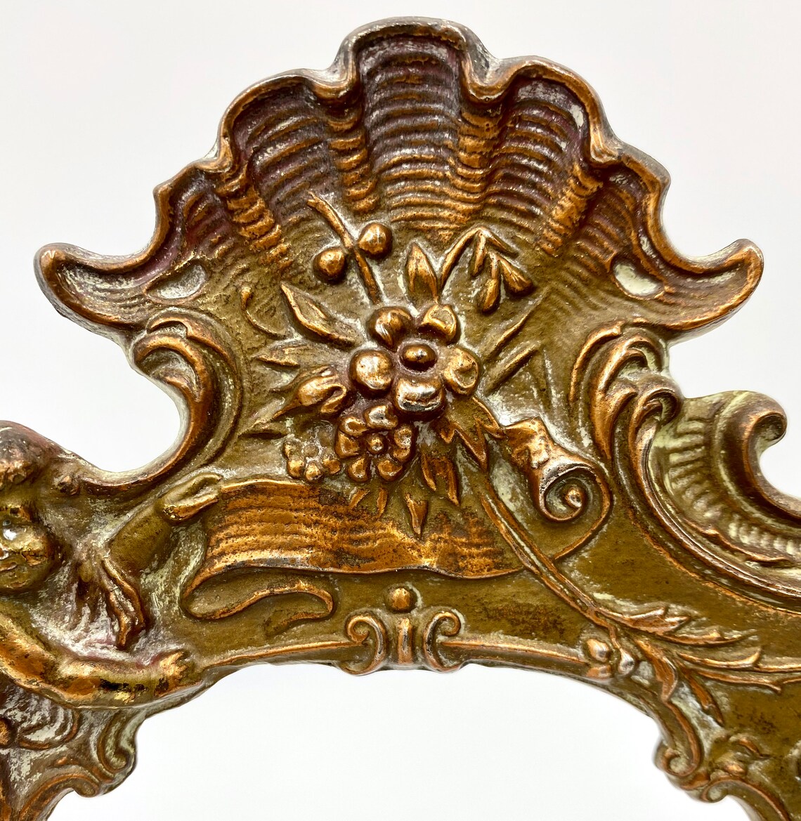 Antique Ornate Picture Frame | Cast Bronze Frame | Copper and Brass ...