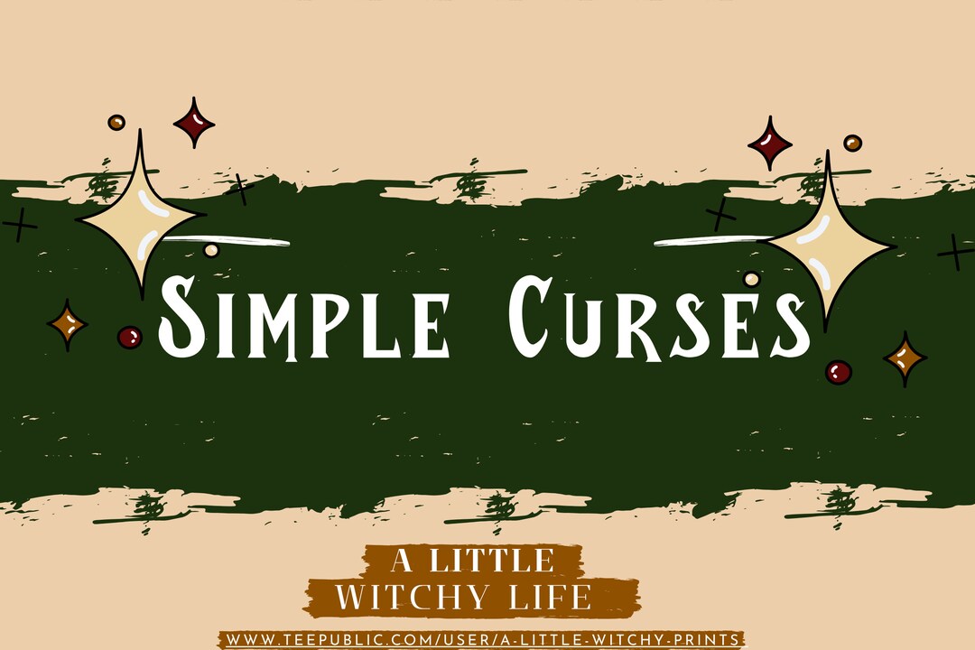 Grimoire of Simple Curses: Dark Magic Spells (PDF Download) - Etsy