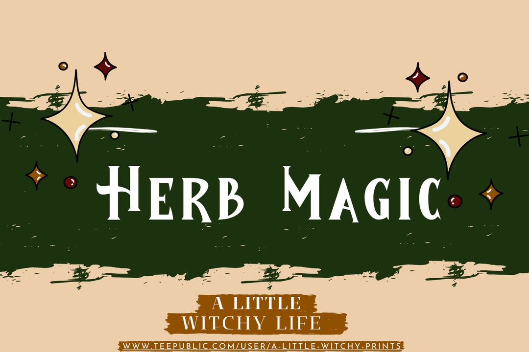 Herb Magic | Herbal Correspondence Magic Spell Book | PDF Download ...