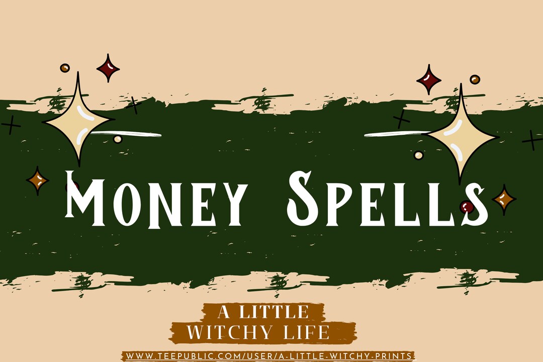 Money Spells | Witch Grimoire Pages| Wicca for Beginners | PDF Download ...