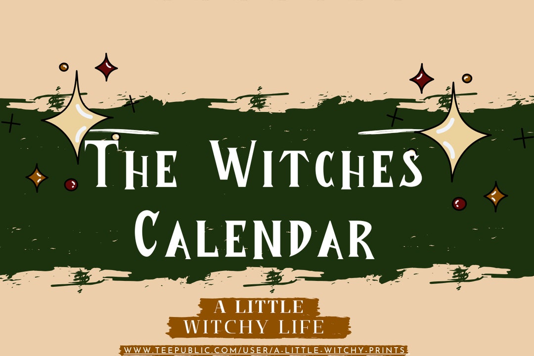 The Witch's Calendar | Sabbats Esbats | Wicca for Beginners | PDF ...