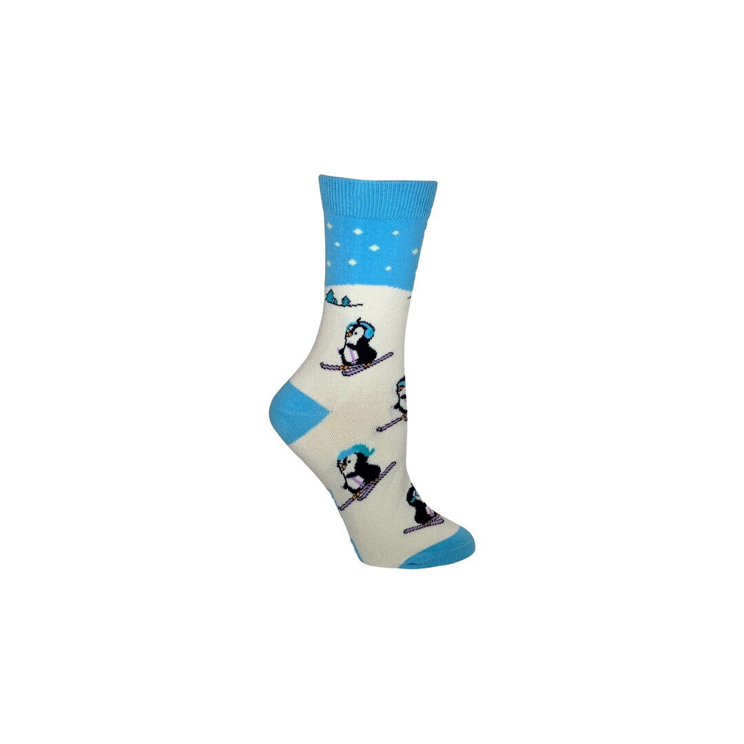 Java the Penguin, calcetines de tripulación de mujer - Etsy España