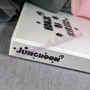 Tricky House Binder Lightstick Member Name Design Vinyl Sticker Decal ...