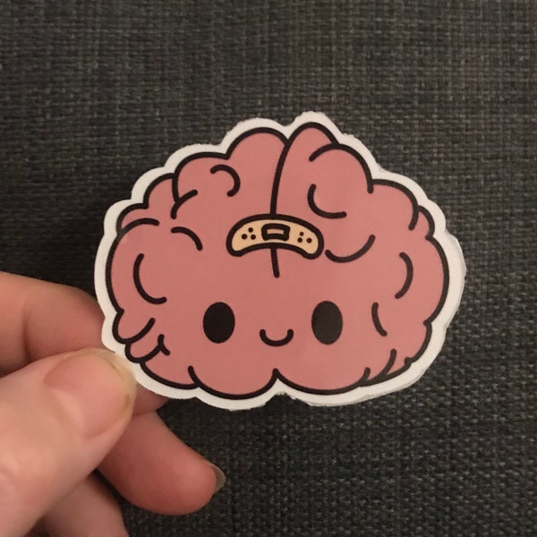 Brain Out of Order Sticker, Mental Health, ADHD, Neurodivergent ...