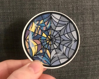 Wednesday Stained Glass Window - Etsy