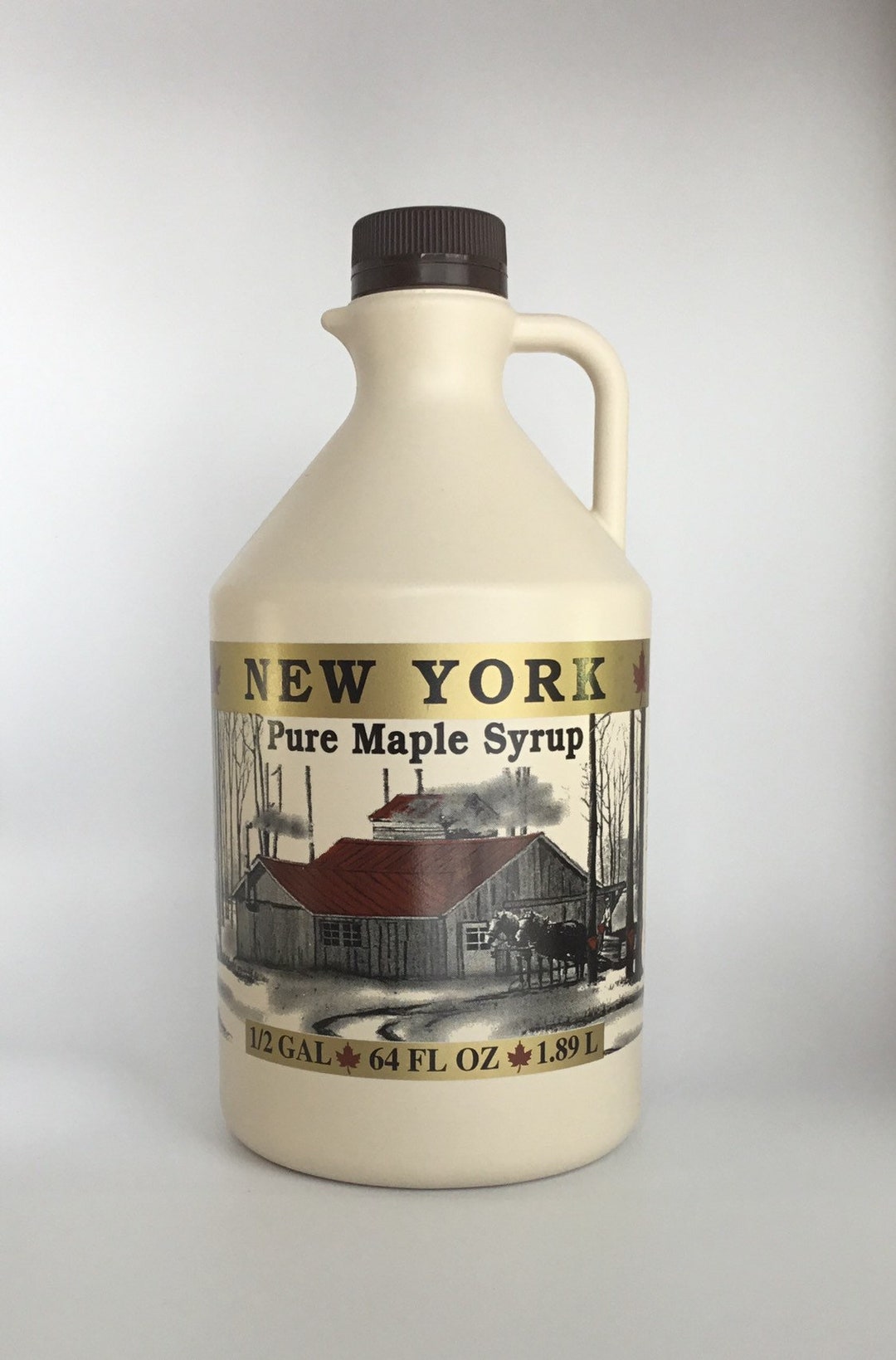 One Half Gallon 100% Pure New York State Maple Syrup - Made in 2025 ...