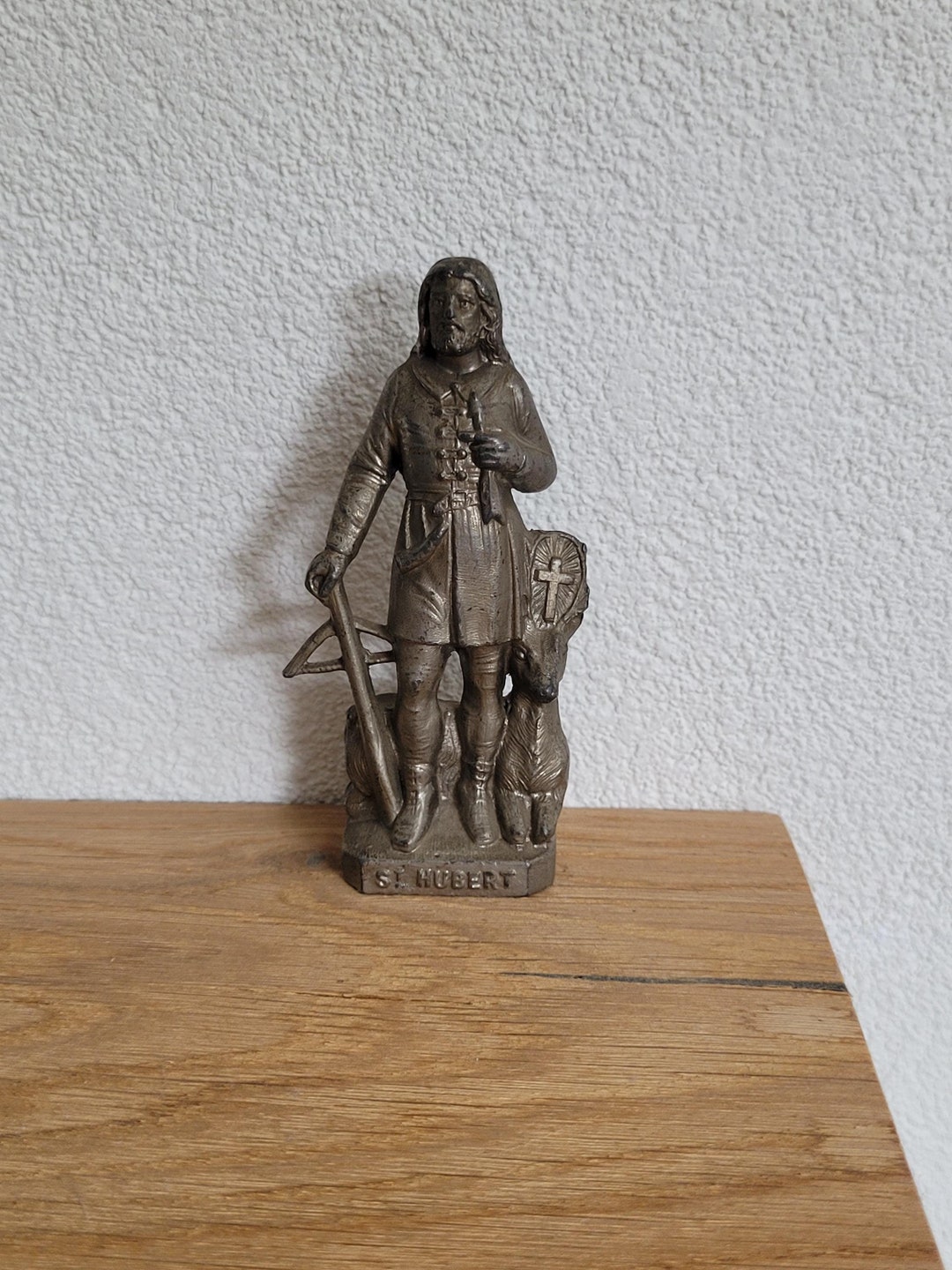 Rare Religious Antique French Catholic Silver Statue, Figurine ...