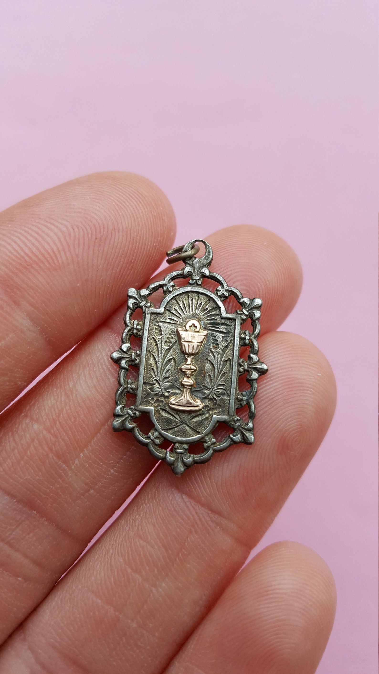 Antique Religious Silver MARKED Catholic 1st First Communion - Etsy