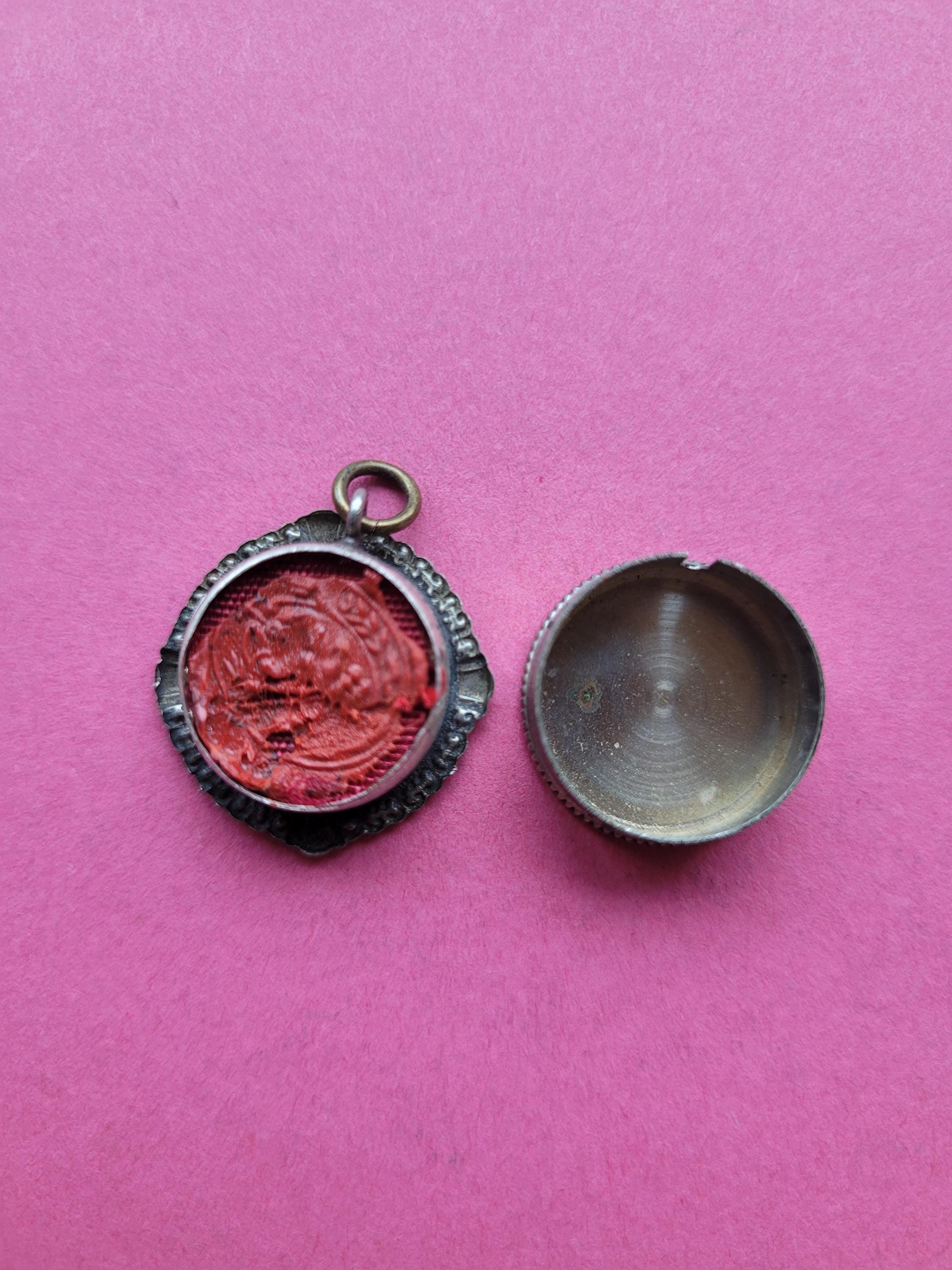 Antique Relic Locket, Reliquary – Ex Capsa Relic of St. Maria ...