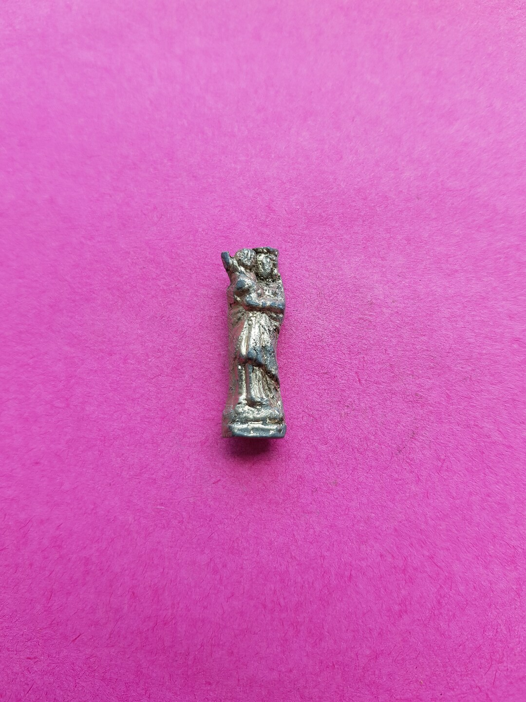 Antique Pocket Shrine, Porta Saint, Travellers Shrine, Little Statue ...