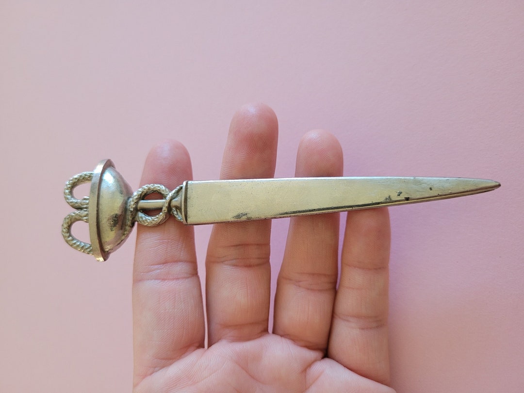 Vintage Letter Opener, Decorative Envelope Opener, Page Turner, Page ...
