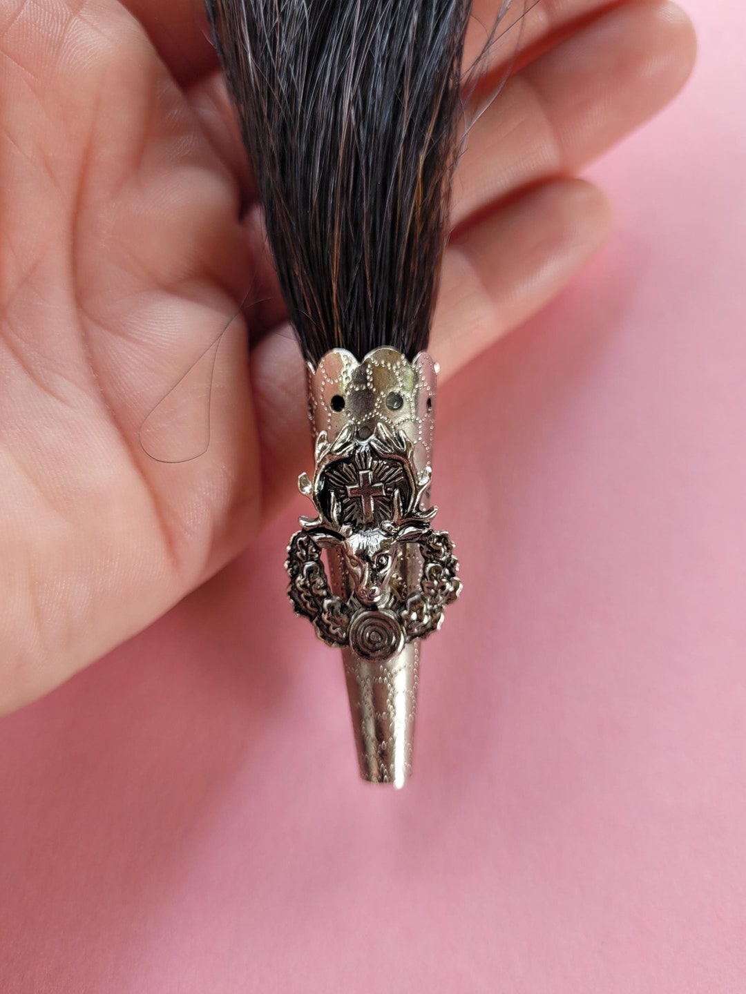 RARE Beautiful Silver Plated Austrian, Vintage Hunter Hat Brooch Pin ...