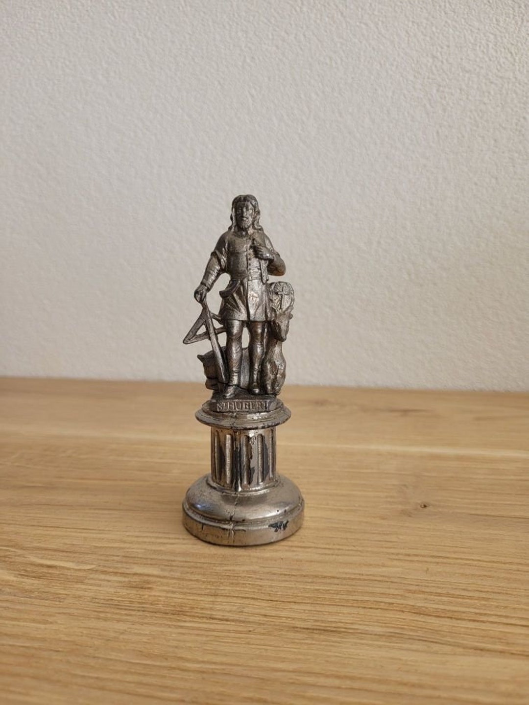 Rare Religious Antique French Catholic Silver Statue, Figurine ...