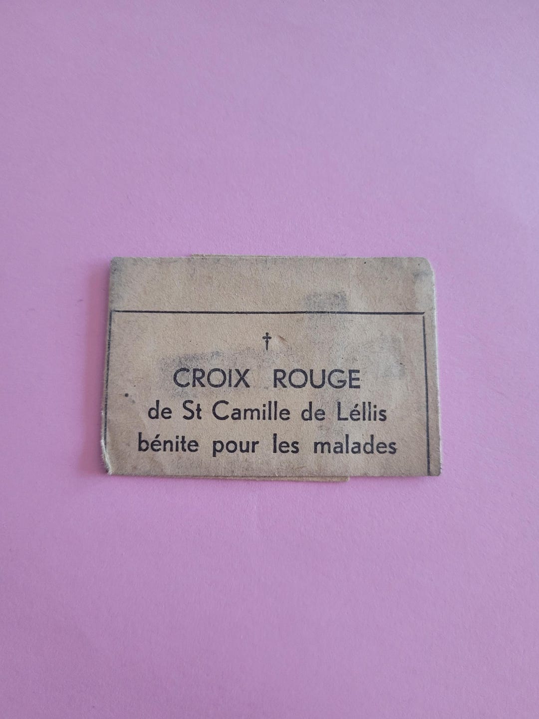Holy Card Shrine Relic Reliquary, a Blessed Shrine With Relic of Petite ...
