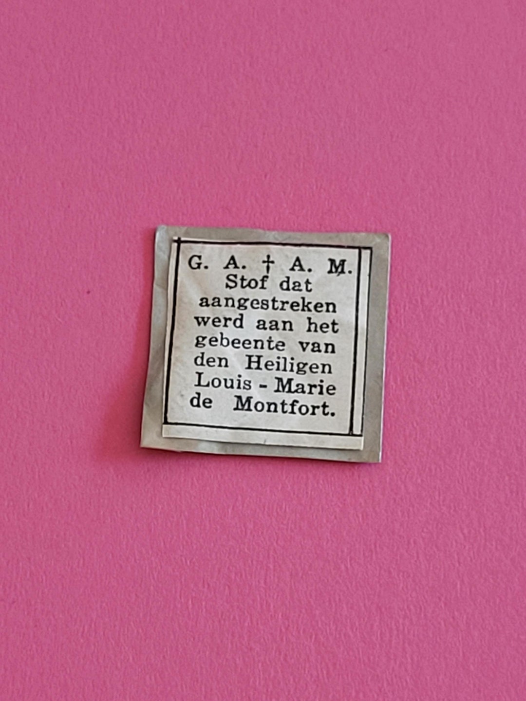 Dutch Card Shrine Relic Reliquary, a Blessed Sacrament of Saint Louis ...