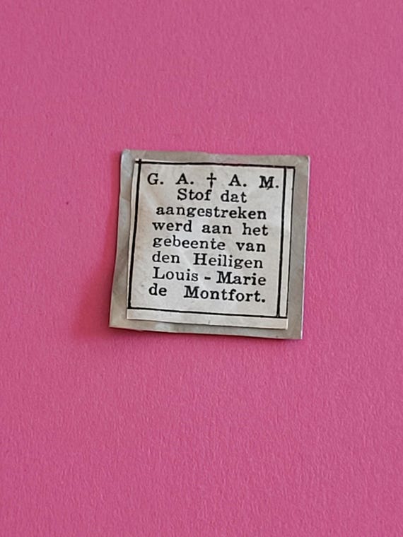 Dutch card shrine relic reliquary, a blessed Sacramen… - Gem