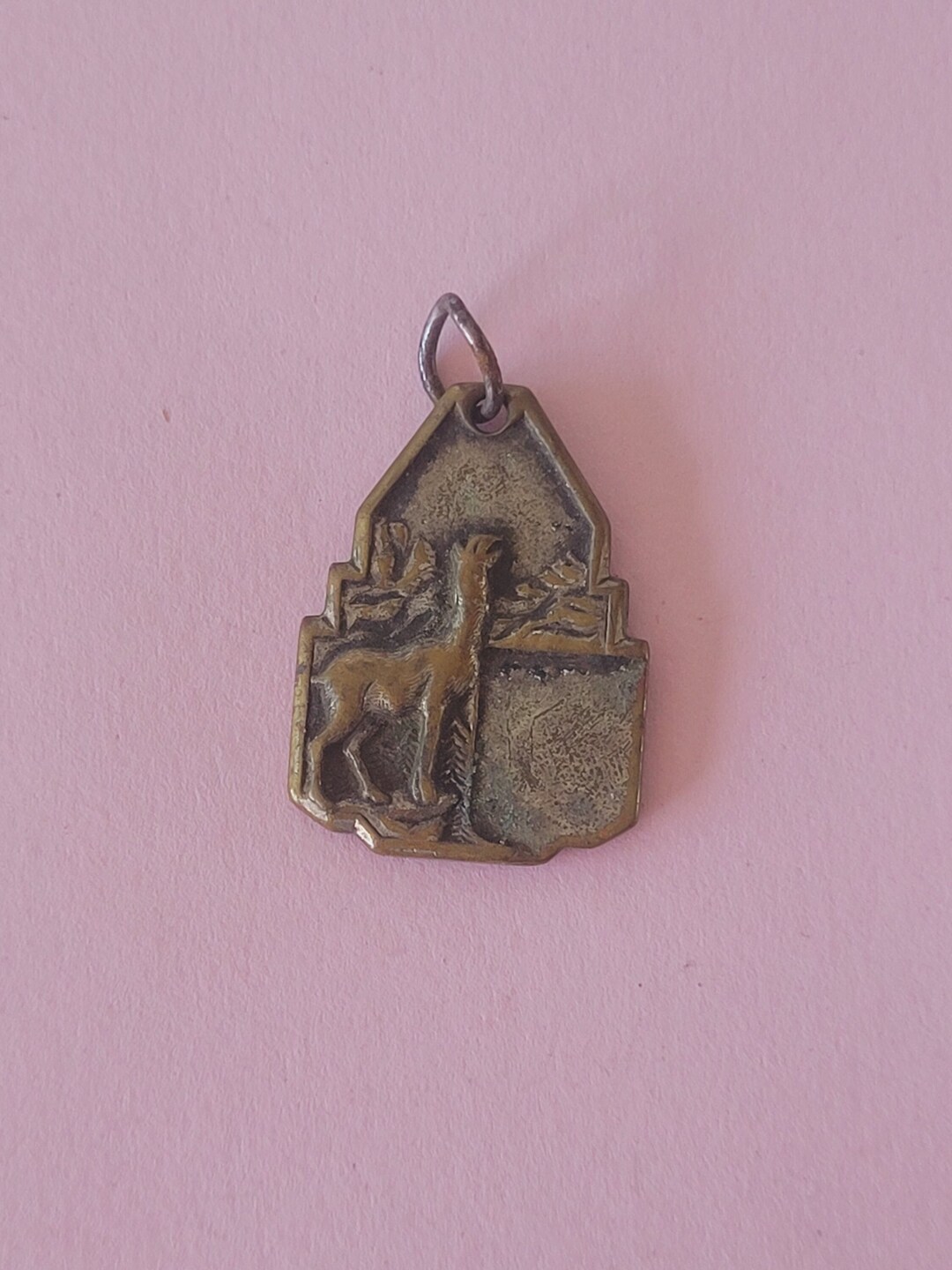 Rare Religious Antique French Catholic Bronze Medal Pendant Holy Charm ...