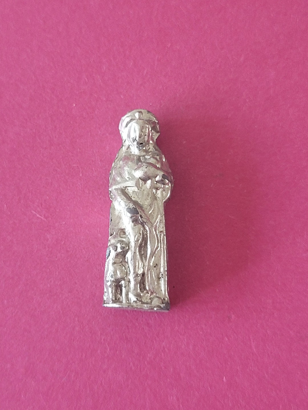 Rare Religious Vintage French Catholic Pocket Shrine Relic Porta Saint ...
