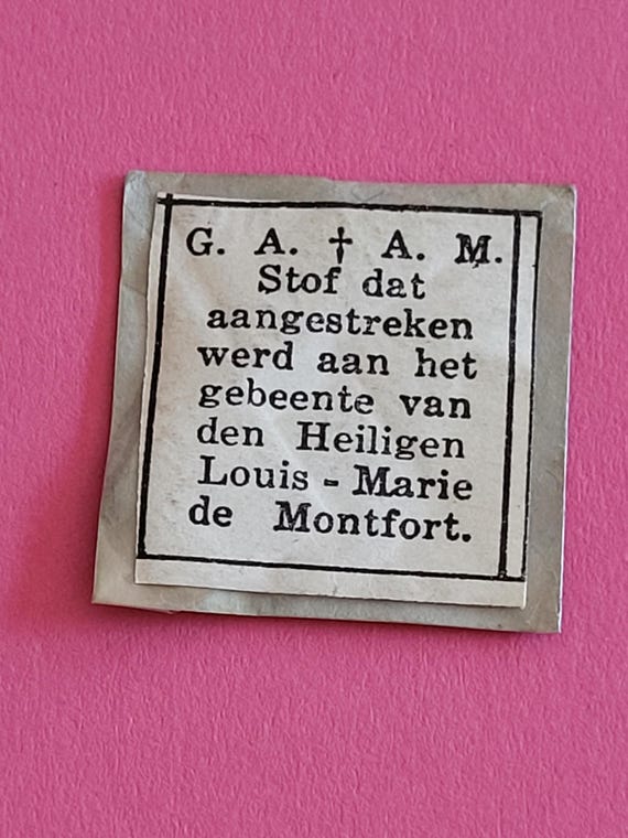 Dutch card shrine relic reliquary, a blessed Sacramen… - Gem