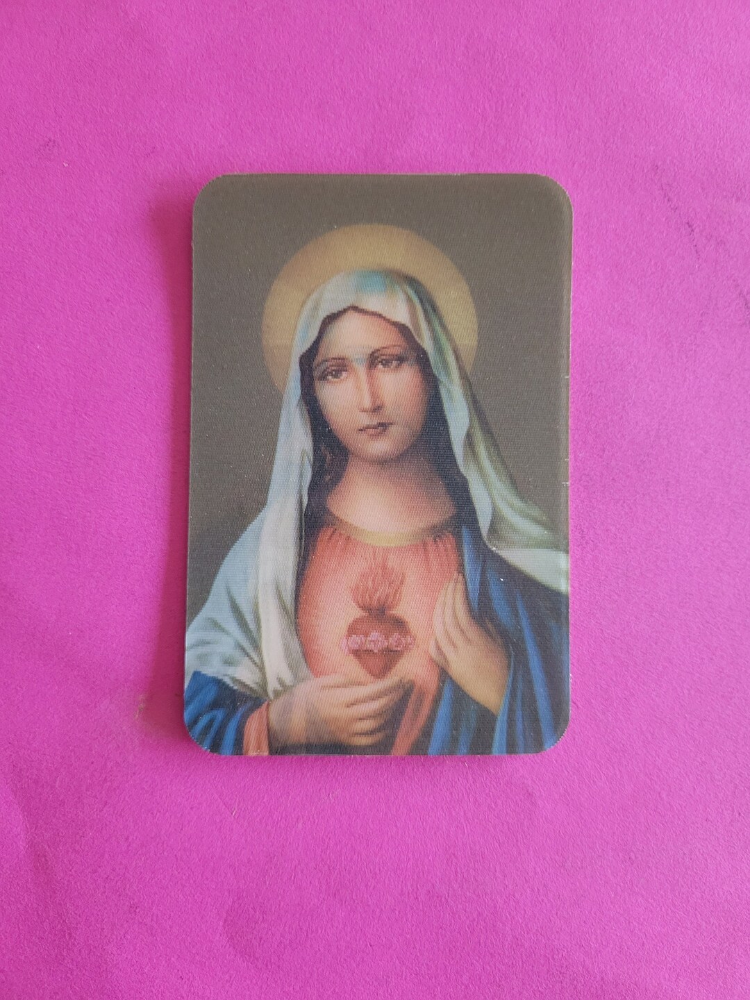 Religious Beautiful Card Catholic Relic Reliquary Booklet Shrine Travel ...