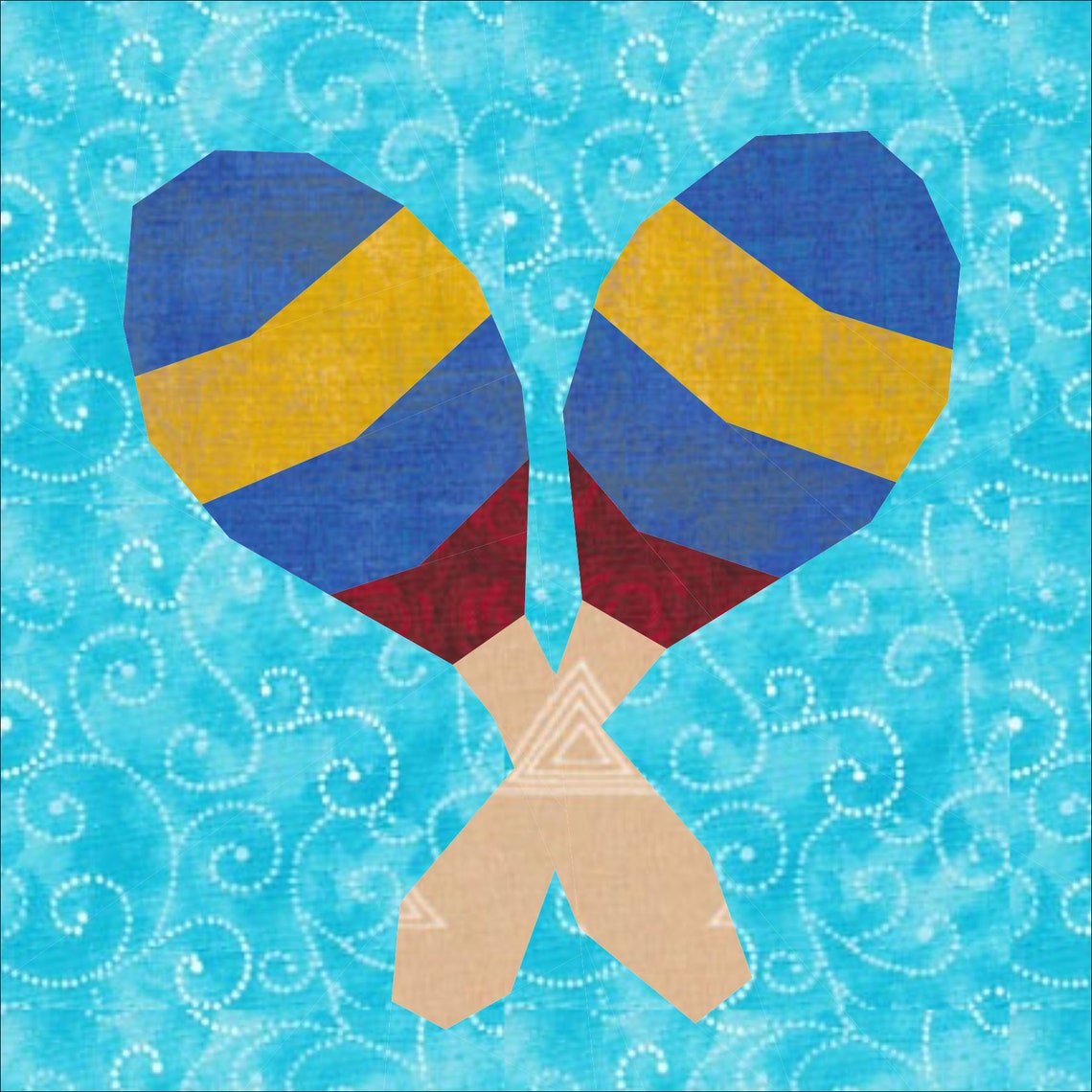Maracas Paper Pieced Quilt Pattern - Etsy