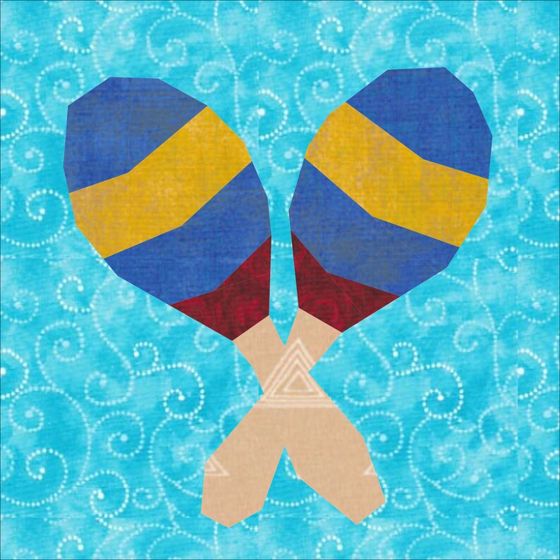 Maracas Paper Pieced Quilt Pattern - Etsy