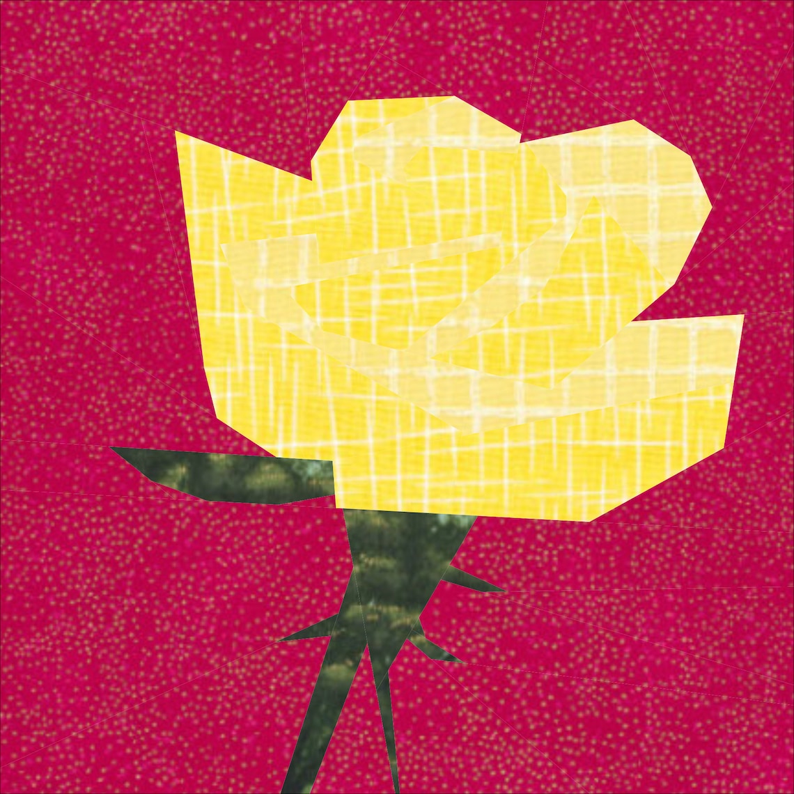 Rose 9 Quilt Block Foundation Paper Pieced Pattern - Etsy