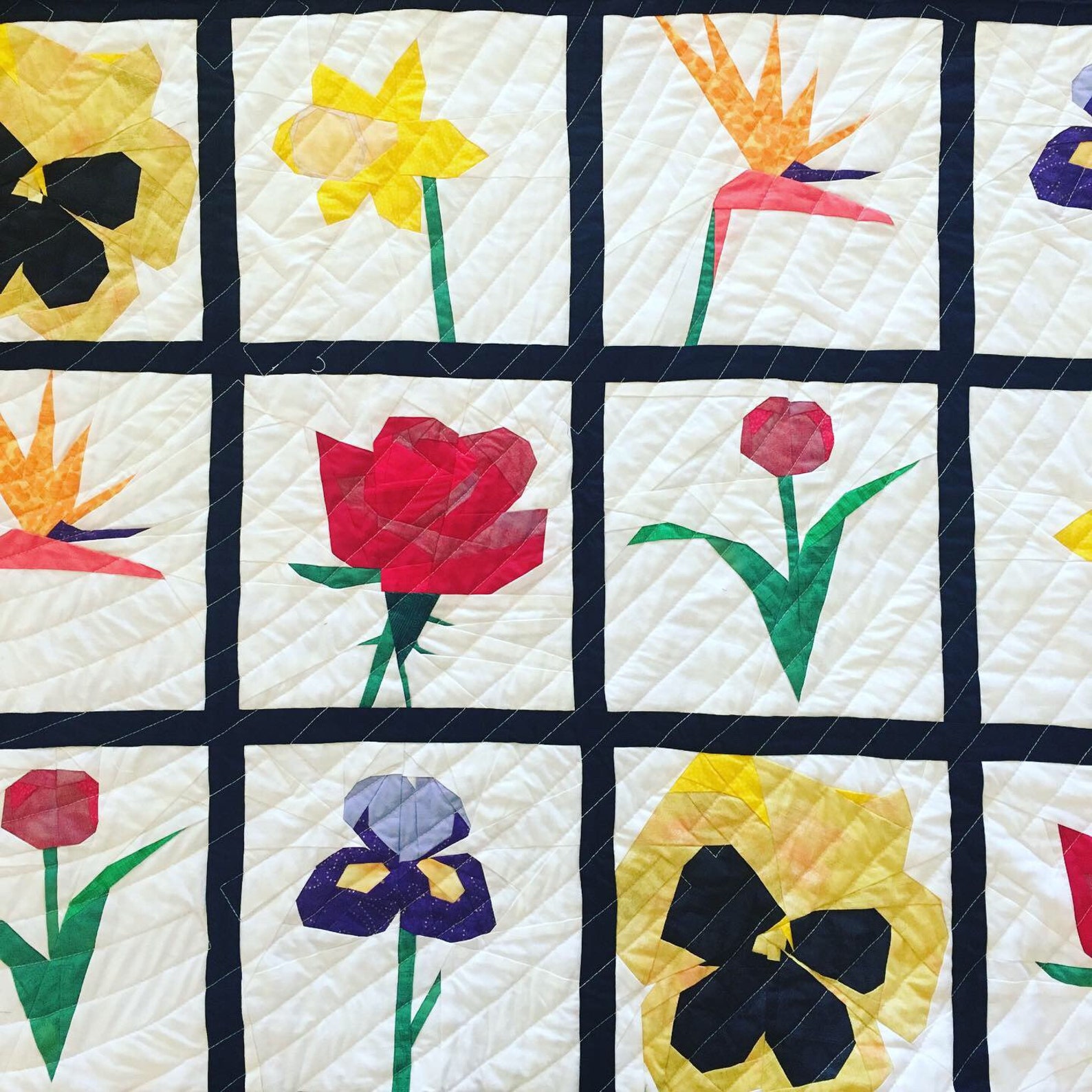 Spring Fling Quilt Pattern: 6 Paper Pieced Quilt Blocks. - Etsy