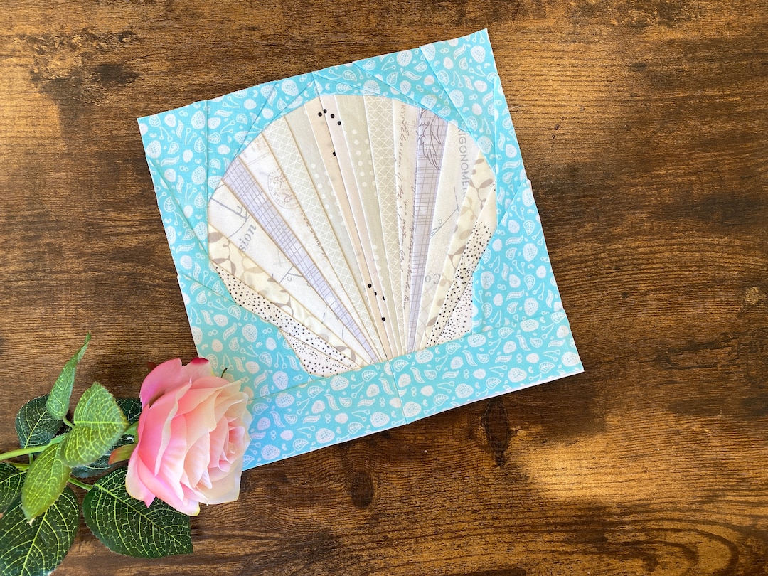 Fan Seashell Paper Pieced Quilt Pattern - Etsy