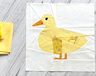 Chicken 12 Inch Foundation Quilt Block Pattern From the Farm | Etsy