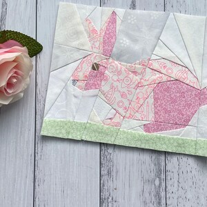 Bunny Rabbit Paper Pieced Quilt Block Pattern - Etsy