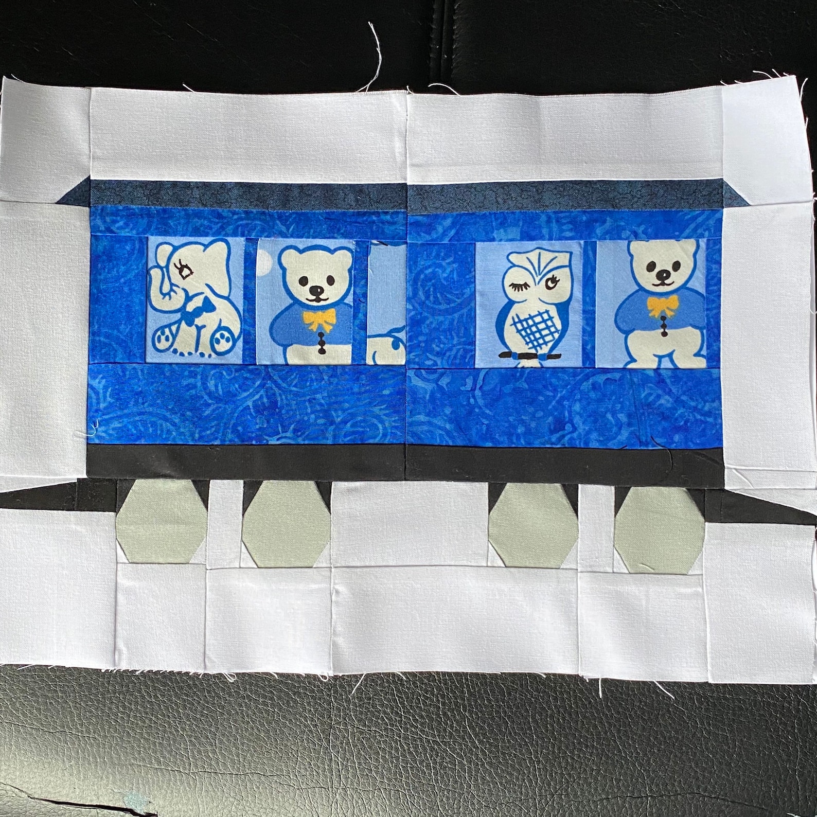Locomotive Train Quilt Block Patterns. Five Quilt Blocks. Includes ...