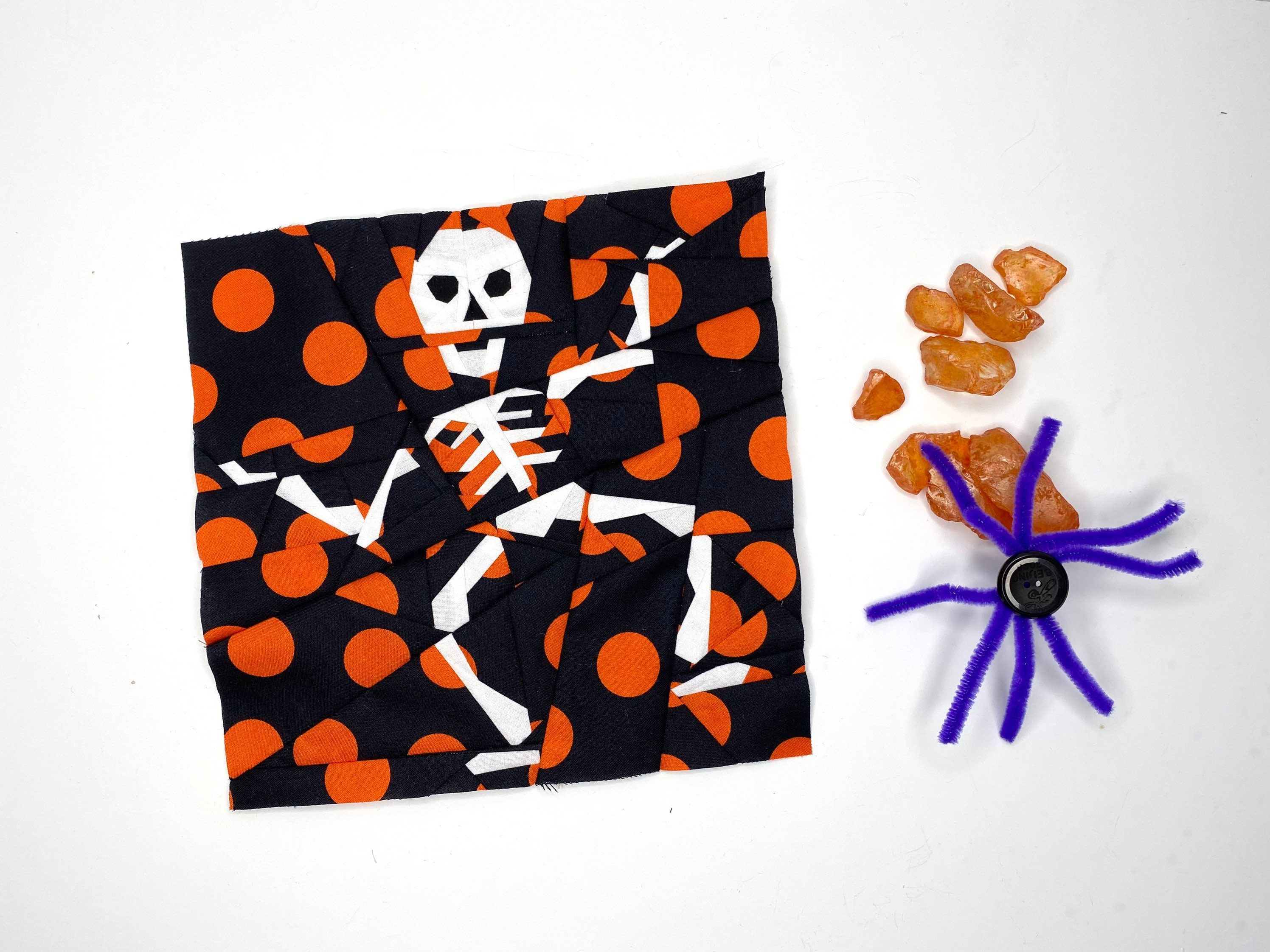 Skeleton Paper Pieced Quilt Block Pattern - Etsy