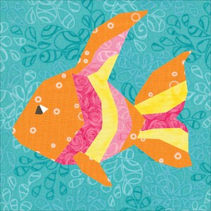Angel Fish Paper Pieced Quilt Pattern - Etsy