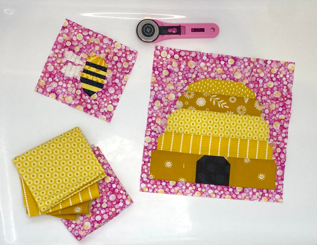 Beehive Paper Pieced Modern Quilt Pattern - Etsy