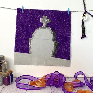 Halloween Quilt Block Patterns Pack - 5 Halloween Patchwork Quilt ...