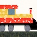 Locomotive Train Quilt Block Patterns. Five Quilt Blocks. Includes ...